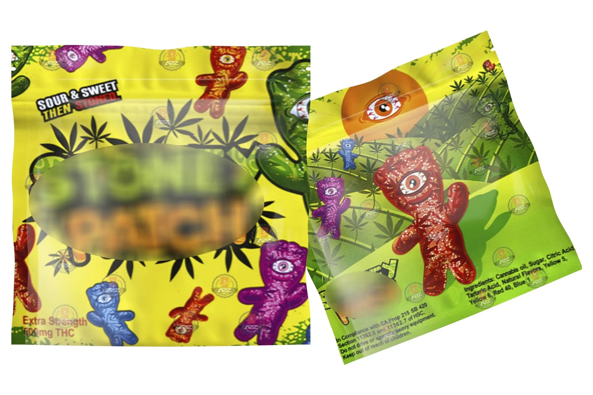 Stoney Patch Gummies 350mg Mylar bags